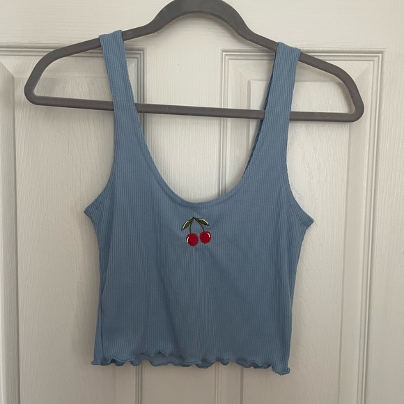 PrettyLittleThing | Tops | Cherries Cropped Tank | Poshmark